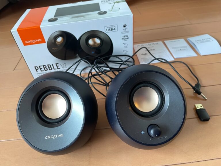 【レビュー】Creative Pebble V2 スピーカーで決まり！デザイン・音質・価格など評判通りのアイテムでした